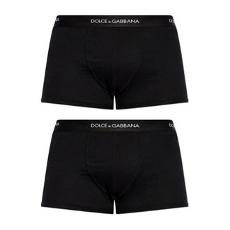 Dolce & Gabbana Homme, Sous-v&ecirc;tements, Noir, Taille: 2XL Regular Boxer 2-Pack
