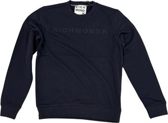 John Richmond Herren, Sweatshirts & Hoodies, Blau, 2XLGr&ouml;&szlig;e