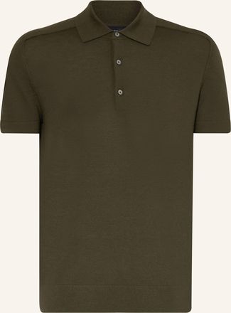 Strokesman's Strokesmans Strick-Poloshirt gruen