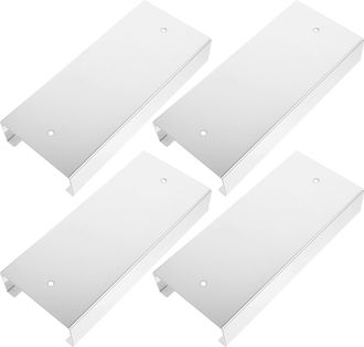 Cabilock Veemoon 4 St&uuml;ck Wandmontiertes H&auml;ngeregal f&uuml;r Einmachgl&auml;ser Metall Organizer zur Aufbewahrung von 39In Einmachgl&auml;sern unter K&uuml;chenschr&auml;nken Platzspare