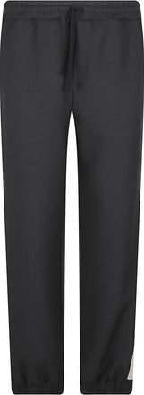 Valentino Garavani Homme, Pantalons, Noir, Taille: XL Nylon Pantalons With VGold
