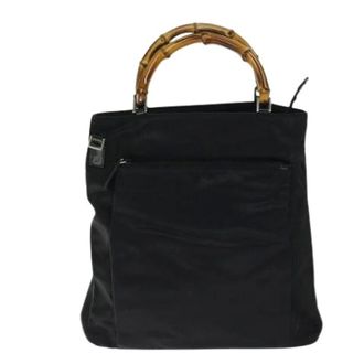 Gucci Sac &agrave; main vintage Pre-owned &agrave; poign&eacute;e en bambou - Femme - Pre-owned - Noir - Taille: ONE Size