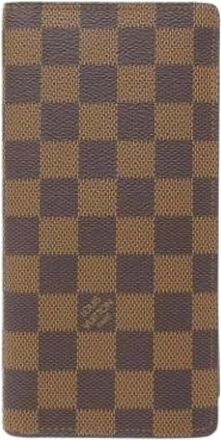 Louis Vuitton unisex, Pre-owned, Brun, Taille: ONE Size Portefeuille en Toile dOccasion