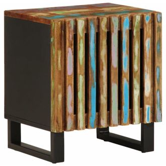 vidaXL Table de chevet 40x34x46 cm bois massif de r&eacute;cup&eacute;ration Vidaxl
