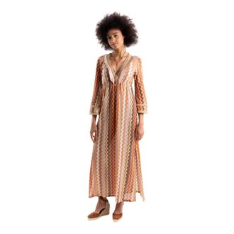 PHO Firenze Femme, Robes, Multicolore, Taille: 42 FR Robes Maxi