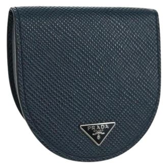 Prada Portefeuille Vintage Pre-owned - Femme - Pre-owned - Bleu - Taille: ONE Size