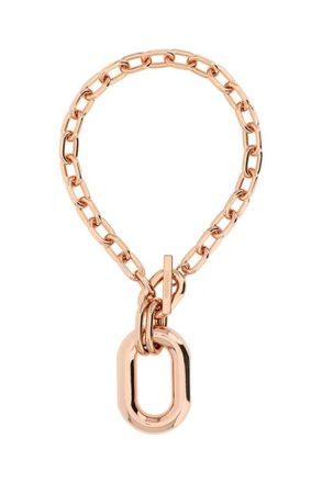 Paco Rabanne Halskette - Rose Gold Geometric Chain Necklace - Gr. unisize - in Mehrfarbig - f&uuml;r Damen