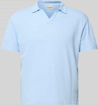 Officine G&eacute;n&eacute;rale Poloshirt mit V-Ausschnitt