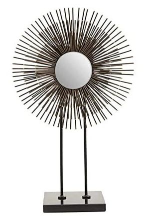 Premier Housewares Mirano Schwarze Feder-Skulptur