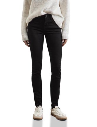 Street One Damen A378461 Jeans im Slim Fit,Schwarz,34