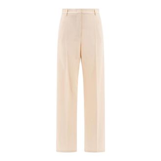 F.it Femme, Pantalons, Blanc, Taille: 40 FR Wide Pantalons