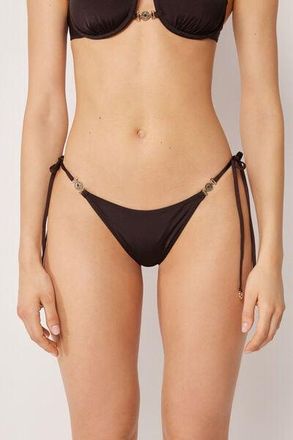 Calzedonia Bikinihose Mit Schmalen B&auml;ndchen Minimal Fit Braun