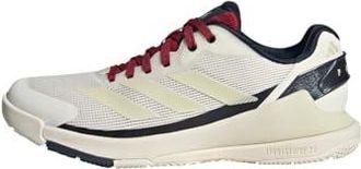 adidas Womens Chaussure de Padel Crazyquick Lightstrike, Chalk White/Ice Gold Met. / Team Victory Red, 44 2/3