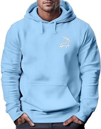 Generic Sweat a Capuche Homme Hooded Sweatshirt Sweats &agrave; Capuche en Velours Casual avec Imprim&eacute; pour Homme et Femme, Pull D&eacute;contract&eacute; &agrave; Capuche et Cordon de S