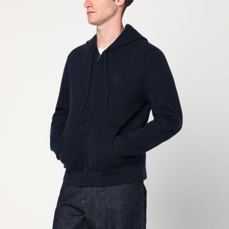 Burberry Navy blue zip-up cardigan