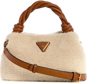 Guess Contemporain, Naturel/Cognac, One Size, Sac &agrave; bandouli&egrave;re Shaida avec poign&eacute;e sup&eacute;rieure