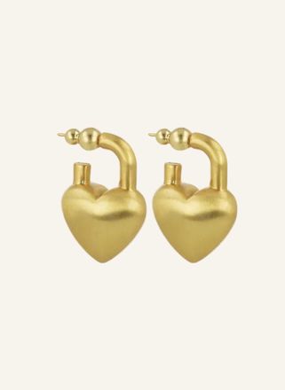 Lott. Gioielli Lott.Gioielli Ohrh&auml;nger Cl Earring Lock Heart S Gold By Glambou gold