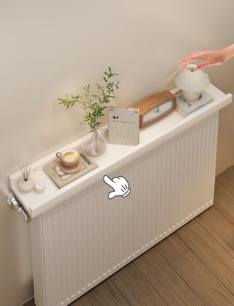 Generic Heizk&ouml;rperregal aus Holzmaterial, obere Heizk&ouml;rperabdeckung, Heizk&ouml;rperabdeckung, zur Aufbewahrung und Dekoration for Wohnzimmer, Schlafzimmer, Flur(N