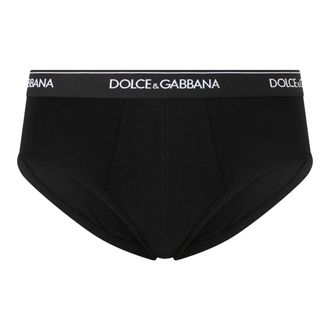 Dolce & Gabbana Baumwoll-Tanga - - Underwear - Herren - Schwarzk - XL