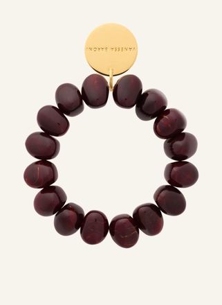 Vanessa Baroni Vanessa Baroni Armband Stone Flex Bracelet Bordeaux Marble By Glambou gold