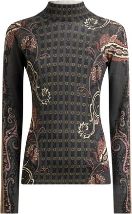 Etro haut à motif cachemire - Noir