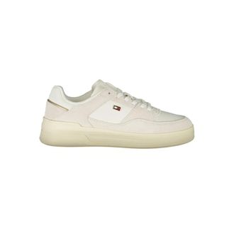 Tommy Hilfiger Tommy Hilfiger Wei&szlig;e Damen-Sneaker aus Leder - - Shoes - Damen - Wei&szlig; - 38 EU