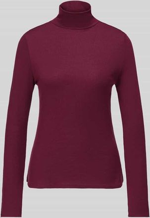 s.Oliver Black Label Langarmshirt aus Wolle mit Rollkragen