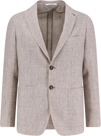 Tagliatore Homme, Vestes, Gris, Taille: XL Blazer crois&eacute; &agrave; deux boutons