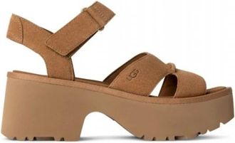 UGG Ugg, Femme, Chaussures, Brun, Taille: 38 EU New Heights Ankle Strap