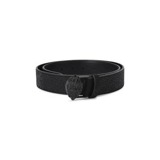 Kurt Geiger Kensington Gem 38 Ceinture - Femme - Accessoires - Noir - Taille: M/L