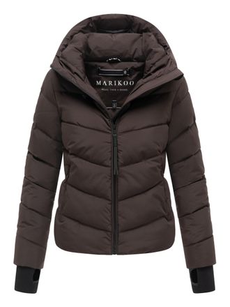 Marikoo Damen Steppjacke Yukanii mit Kapuze & femininer Passform