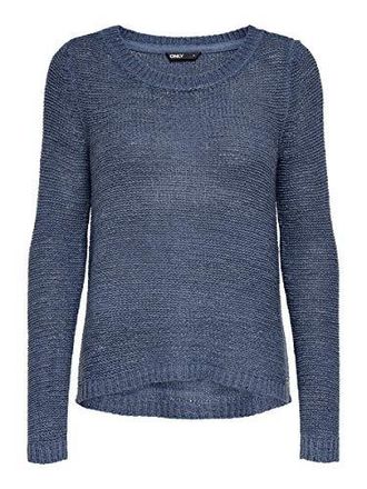 Only Only 15113356, Pull Femme - Bleu (Vintage Indigo) - Taille S
