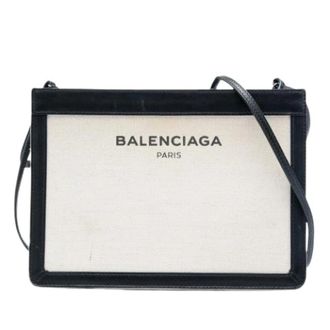 Balenciaga Pre-owned Navy Pochette Umh&auml;ngetasche - - Pre-owned - Damen - Beige - ONE SIZE