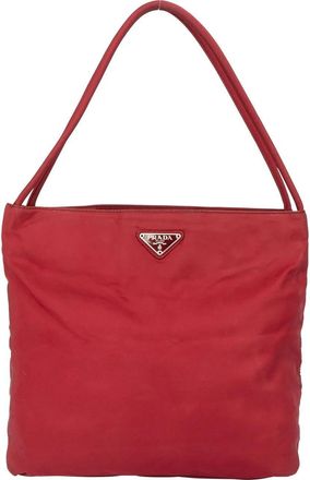 Prada Crossbody Bags - Prada Red Nylon Triangle Handbag - Gr. unisize - in Bunt - f&uuml;r Damen