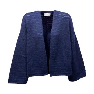 Lu Ren LU Ren, Femme, Pulls, Bleu, Taille: 40 FR Knit Vest Tsuge