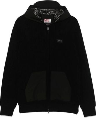 MC2 Saint Barth Homme, Vestes, Noir, Taille: XL SweaT-shirt Zipp&eacute; &Agrave; Capuche