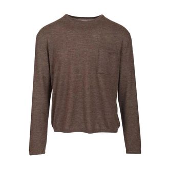 Acne Studios Cashmere Rundhals-Pullover - - Knitwear - Herren - Braun - L