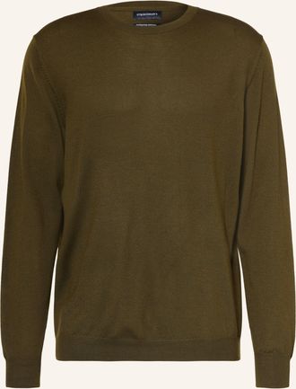 Strokesman's Strokesmans Pullover Aus Merinowolle gruen