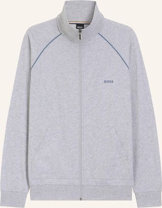 HUGO BOSS Lounge-Sweatjacke Mix&Match Jacket Z Regular Fit grau