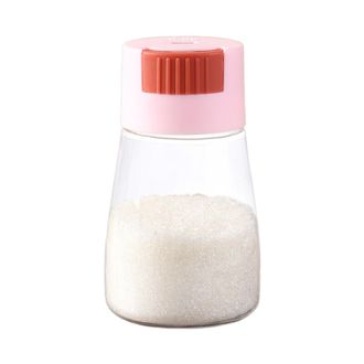 Generic Gew&uuml;rzflasche - Gew&uuml;rzglasflasche, versiegelte Gew&uuml;rzbox | Gew&uuml;rzsalzstreuer mit Druckknopf, Salzstreuer f&uuml;r Salz, Salz- und Pfefferstreuer, Puderzuck