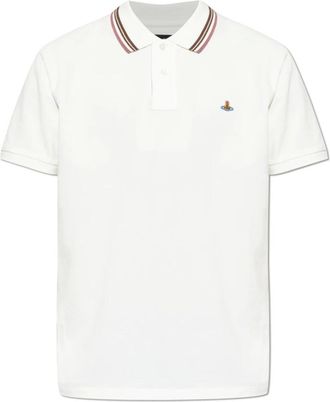 Vivienne Westwood Homme, Tops, Blanc, Taille: 2XL Polo Classique