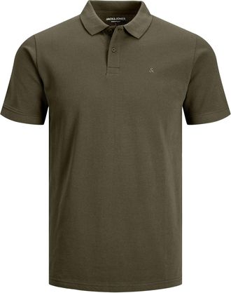 Jack & Jones Male Polo Shirt Klassisches, Gr&uuml;n, Olive Night, XXL