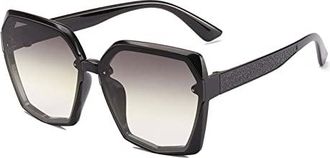 Generic Lunettes de soleil design 2025 pour célébrités sur Internet, lunettes de vue de rue à grand cadre, lunettes décoratives (couleur : E, taille : moyenne