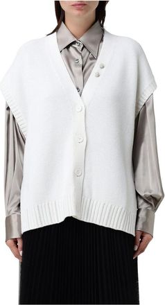 Fabiana Filippi Damen, Strickwaren, Weiß, XSGröße