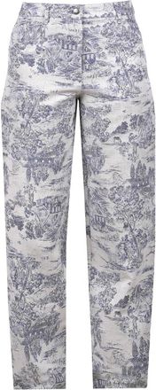 8pm 8Pm, Femme, Pantalons, Multicolore, Taille: 38 FR Pantalone Dublino stampa Toile de Jouy