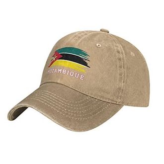 Generic Casquette Trucker Drapeau du Mozambique Anti-Soleil Pare-Soleil Casquette Respirante Visiere pour Jogging Femmes P&ecirc;che
