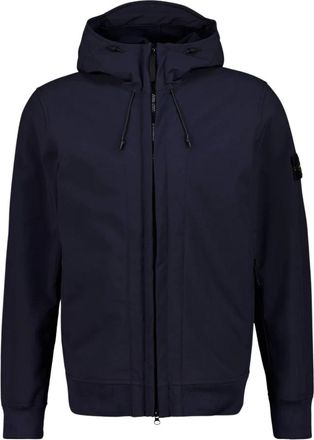Stone Island Veste Soft Shell-R Q100004 - Homme - Vestes - Bleu - Taille: S