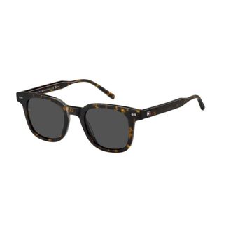 Tommy Hilfiger Homme, Accessoires, Brun, Taille: 48 MM Lunettes de soleil élégantes et authentiques de qualité premium