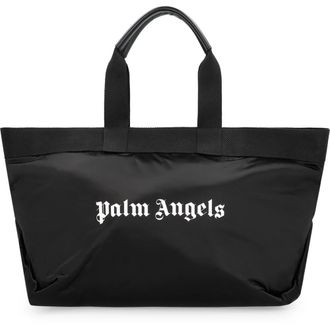 Palm Angels Tote Bag aus Nylon - - Bags - Herren - Schwarzk - ONE SIZE