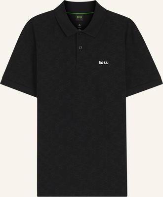 HUGO BOSS Polo Pl_Goc Swing Ao Regular Fit schwarz